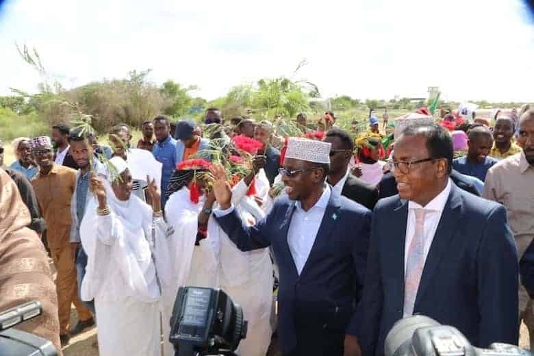 Sheekh Shariif oo lagu soo dhoweeyay Magaalada Baydhaba kulan gaar ahna ...